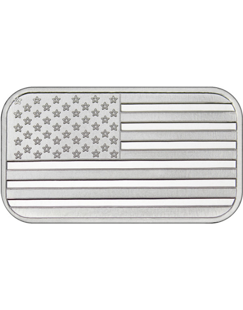 1 oz We Stand for the Flag Silver Bar